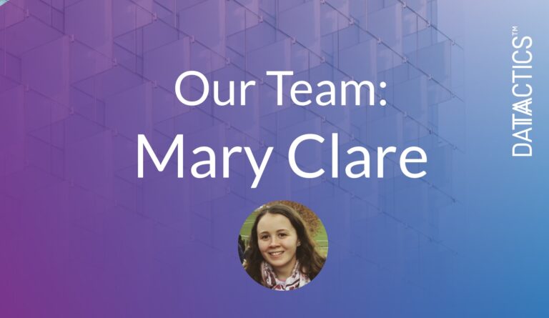 Our Team: Mary Clare, part of the AI Team at Datactics