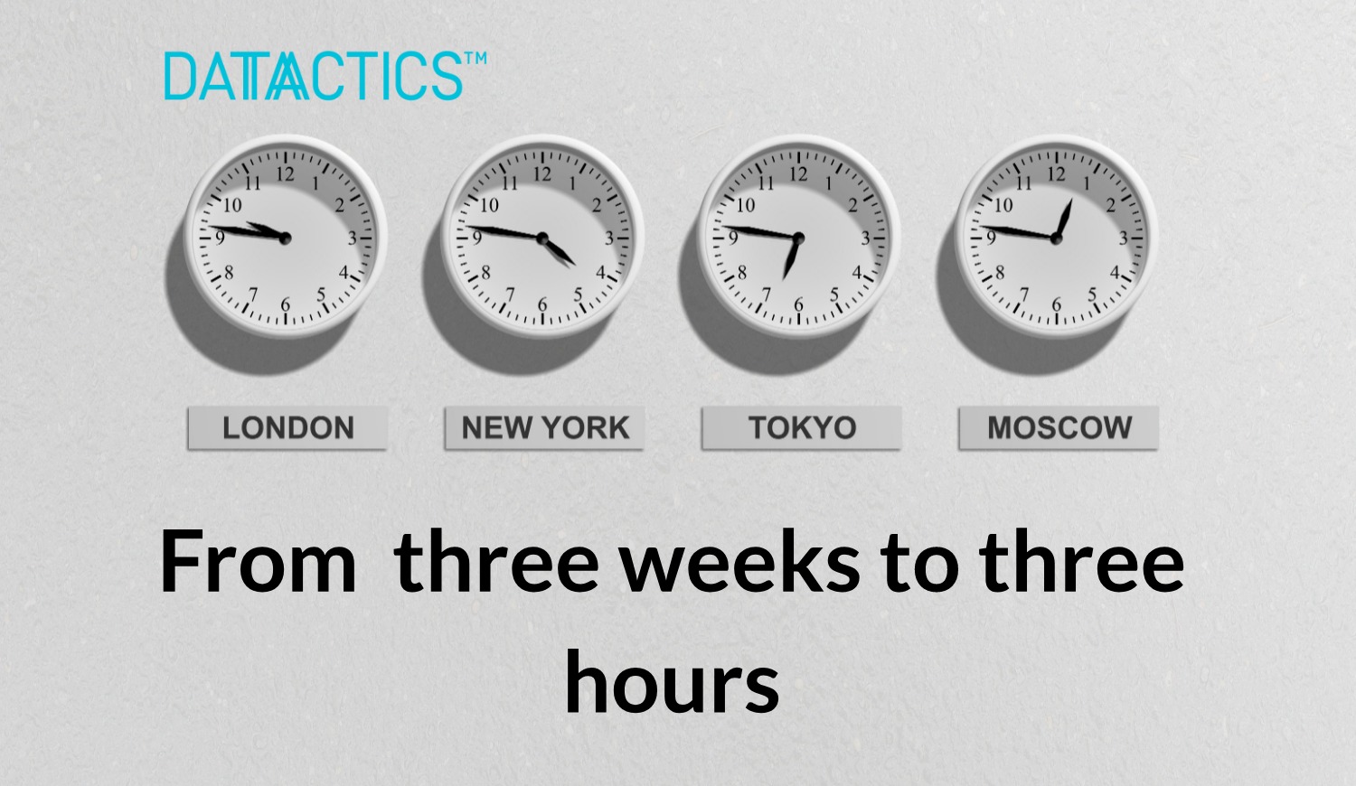 Reducing time on Data Quality from three weeks to three hours - Datactics
