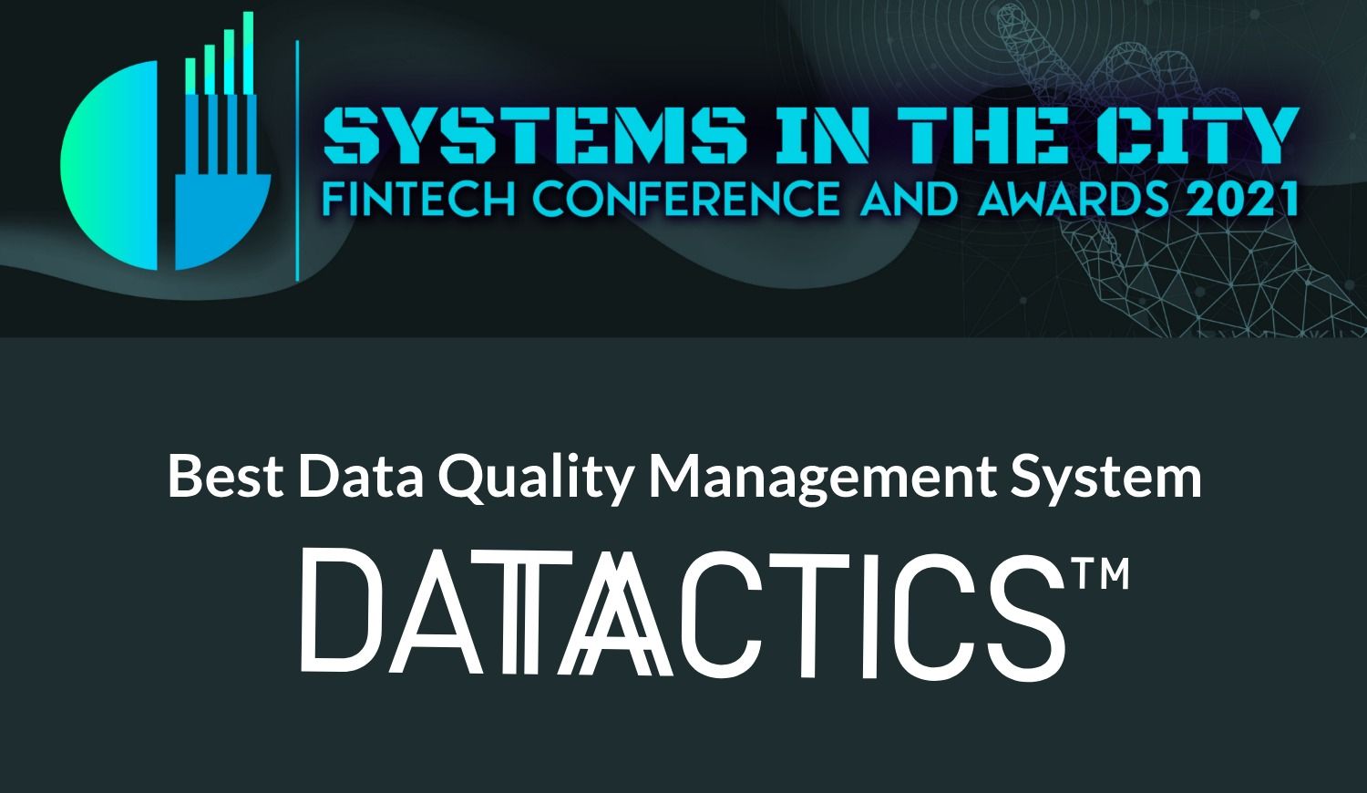 Datactics wins Best Data Quality Management System Award at SITC!