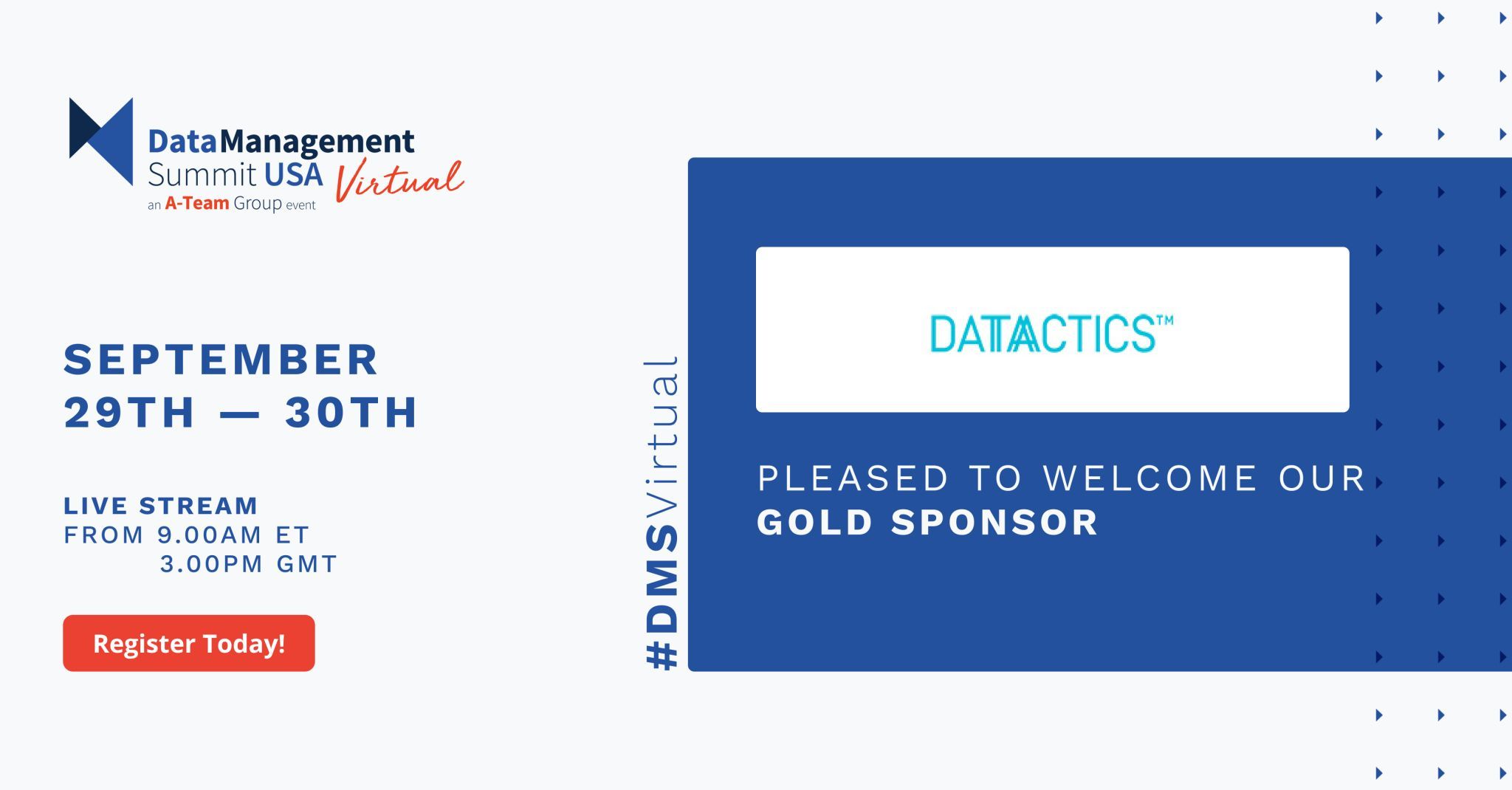 Datactics Round-up: We are the gold sponsor of the Data Management ...