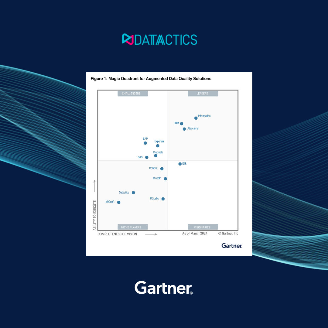Datactics placed in the 2024 Gartner® Magic Quadrant™ for Augmented ... Datactics placed in the 2024 Gartner® Magic Quadrant™ for Augmented ...